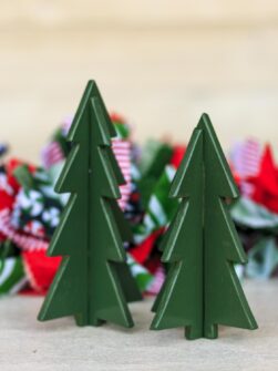 How to Make Cute 3D Wood Trees (Rustic Winter Decor) • IkornCrafts