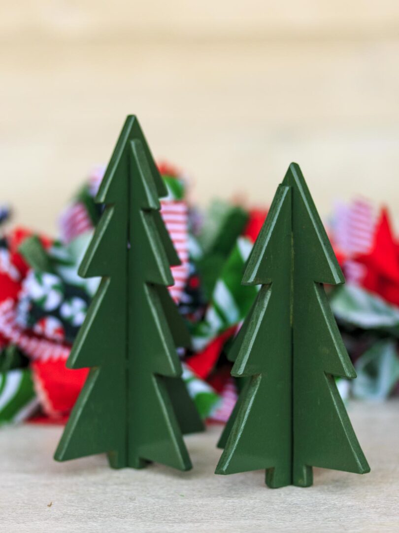 How to Make Cute 3D Wood Trees (Rustic Winter Decor) • IkornCrafts