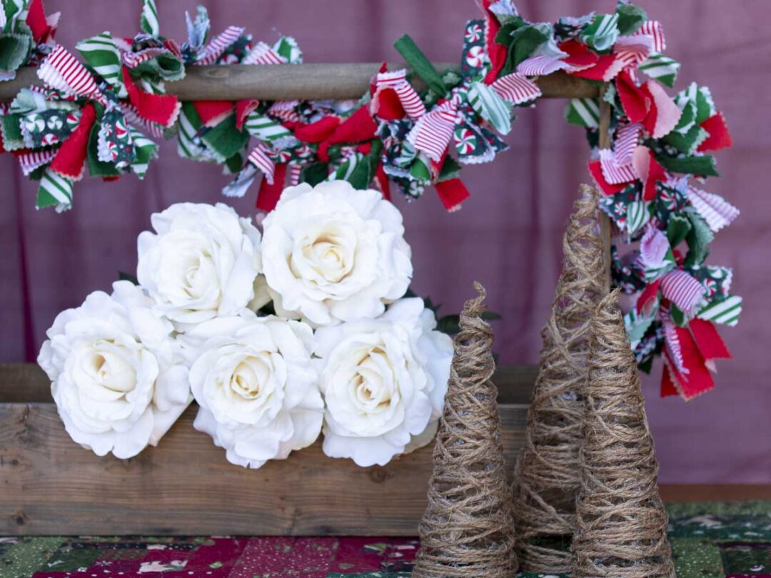 How to Make a Fabric Garland (Cheerful Holiday Decor) • IkornCrafts